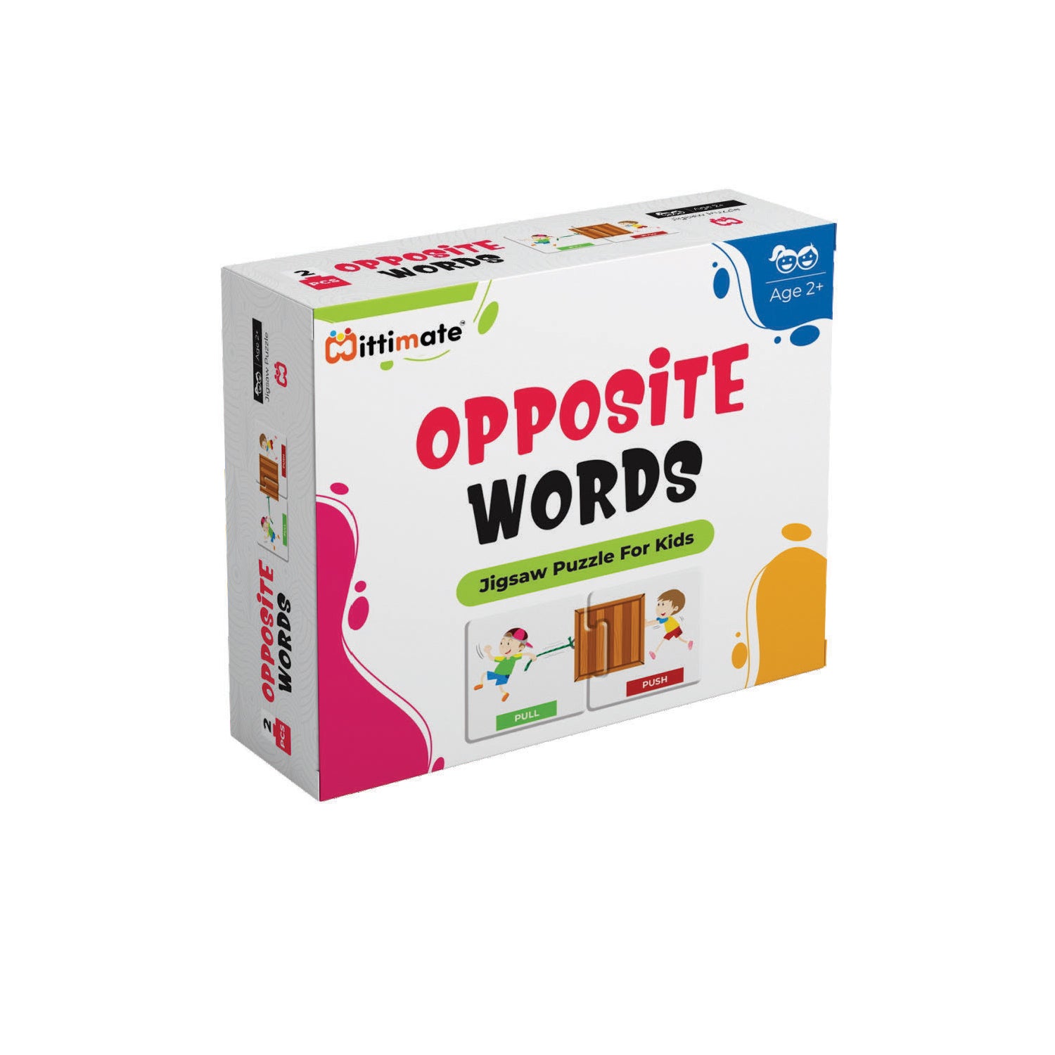 2 Pcs Opposite Words Jigsaw Puzzle | Fun & Learning Games for kids ...