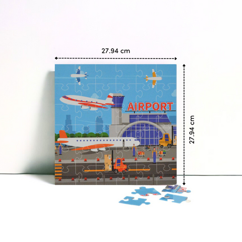 Buy Airport 36 Pieces Jigsaw Puzzle for Kids 4 year and above – Mittimate