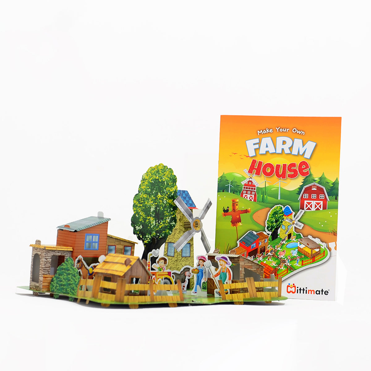 Buy DIY 3D Farm House 48 Pieces Puzzle | 8-12 Yrs Kids – Mittimate