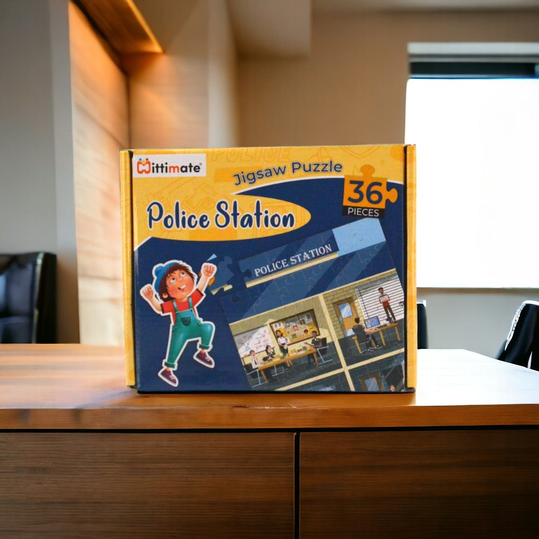 Buy Police Station 36 Pieces Jigsaw Puzzle for Kids 4 year and above ...