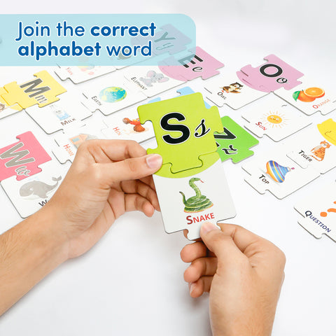 Buy Alphabet 3 Pcs Jigsaw Puzzle for Kids Age 2 to 4 Yrs – Mittimate