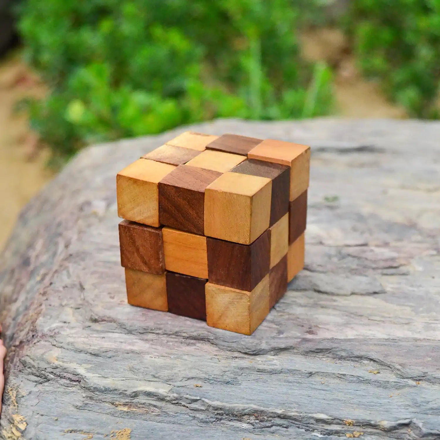 Wooden Snake Cube Puzzle For 6 To 10 Yr Kid | Mittimate