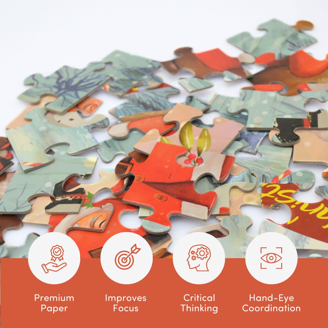 Buy Christmas 36 Pieces Jigsaw Puzzle for Kids 4 year and above – Mittimate
