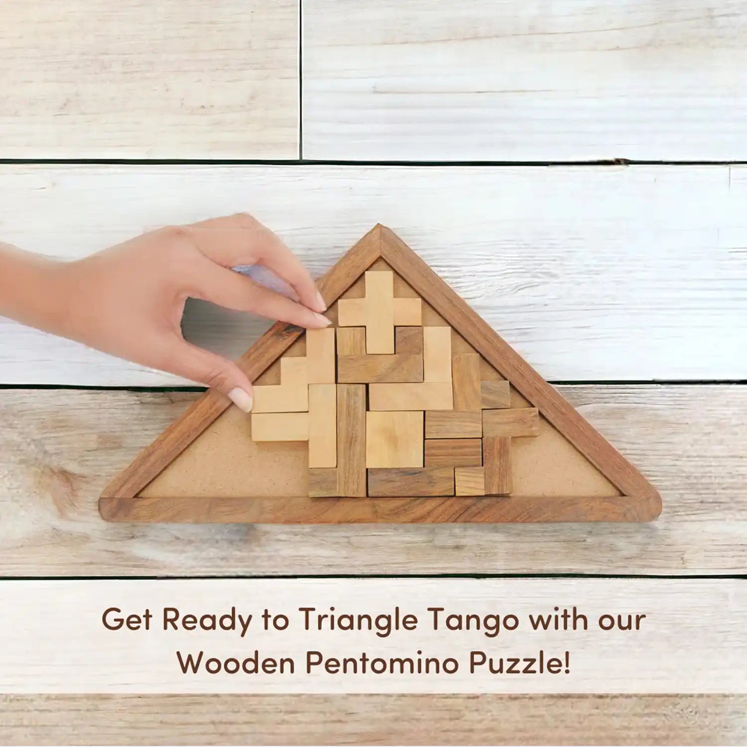 Brain Teaser Wooden Pentomino Puzzle for 6 to 10 year olds I Mittimate