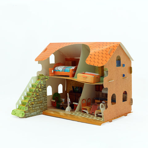 Buy DIY 3D Doll House with 53 Pieces Puzzle | 8-12 Yrs Kids – Mittimate