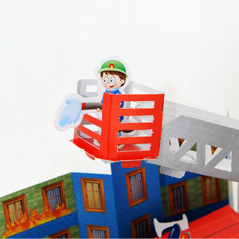 Buy DIY 3D Fire Engine 42 Pieces Puzzle | 8-12 Yrs Kids – Mittimate