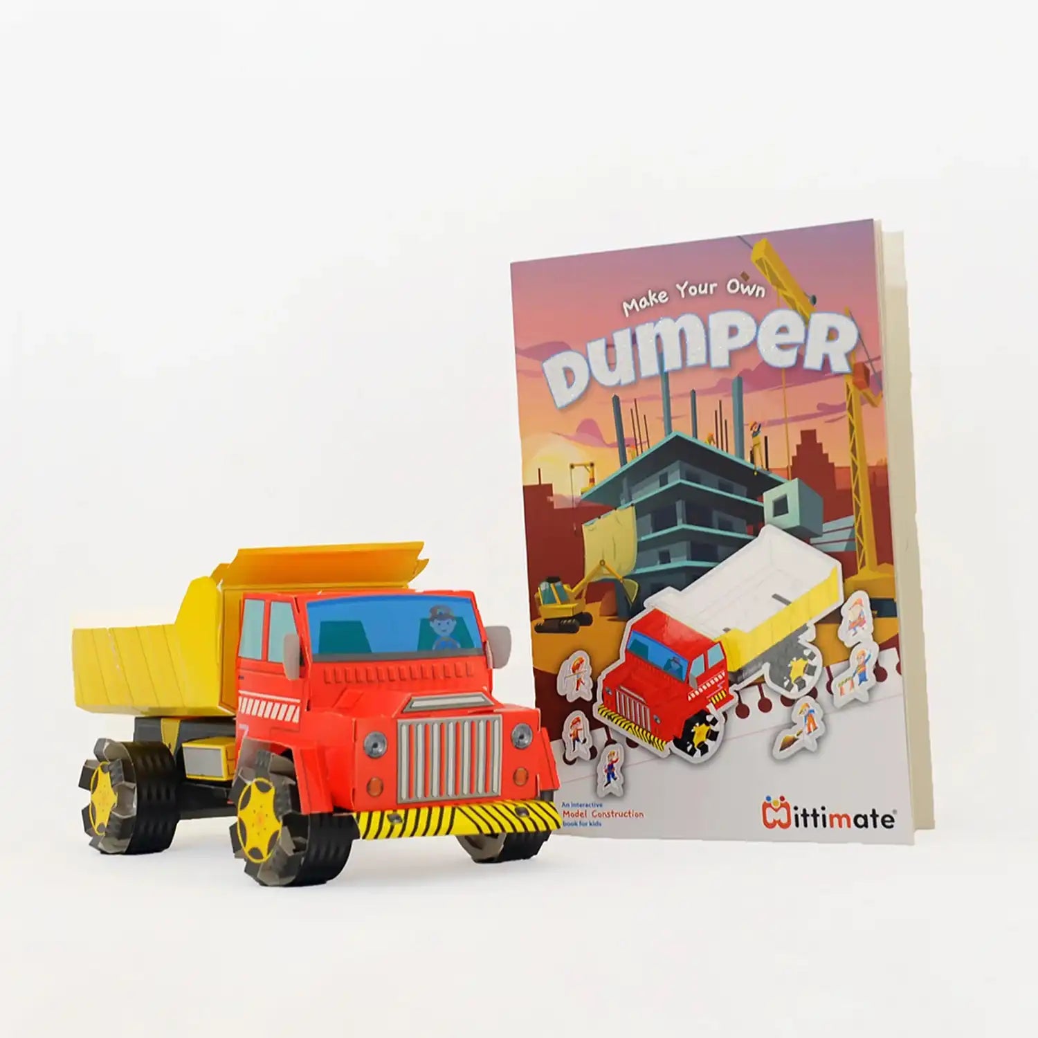 Buy DIY 3D Dumper Truck 40 Pieces Puzzle | 8-12 Yrs Kids – Mittimate