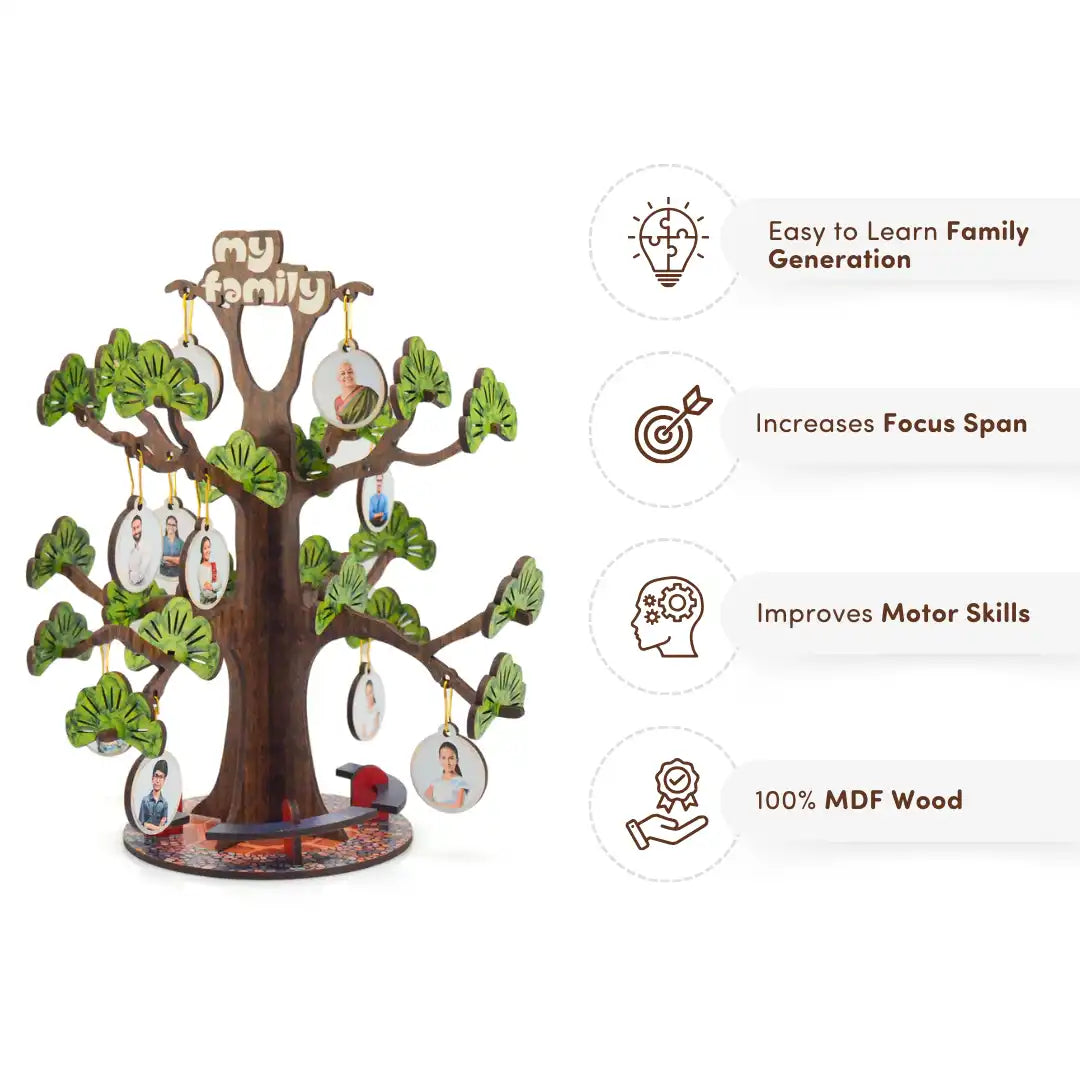 DIY Family Tree For Kids with Model Kit I 8 to 10 Year Kid – Mittimate