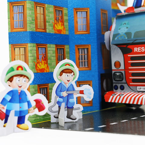 Buy DIY 3D Fire Engine 42 Pieces Puzzle | 8-12 Yrs Kids – Mittimate