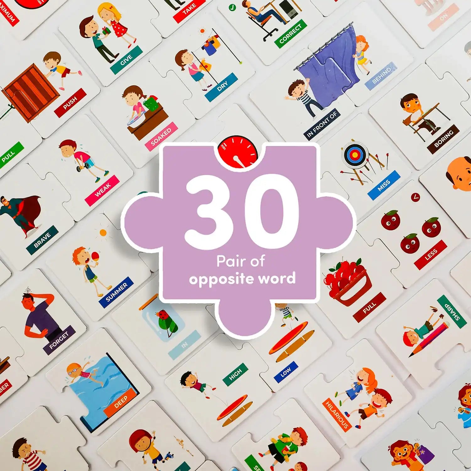 Buy Action & Opposite Words Combo Pack of 2 Jigsaw Puzzle for Kids ...