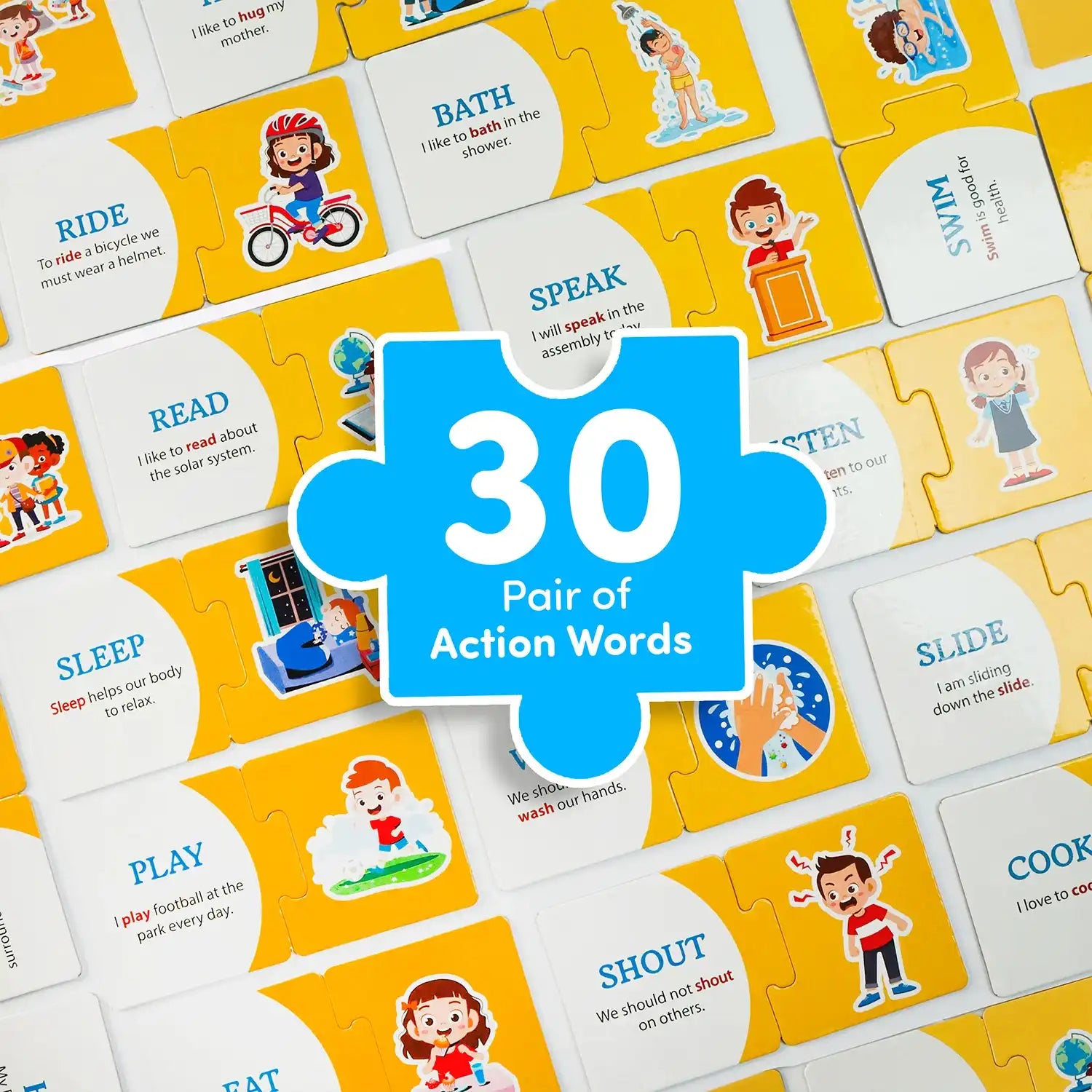 Buy Action & Opposite Words Combo Pack of 2 Jigsaw Puzzle for Kids ...