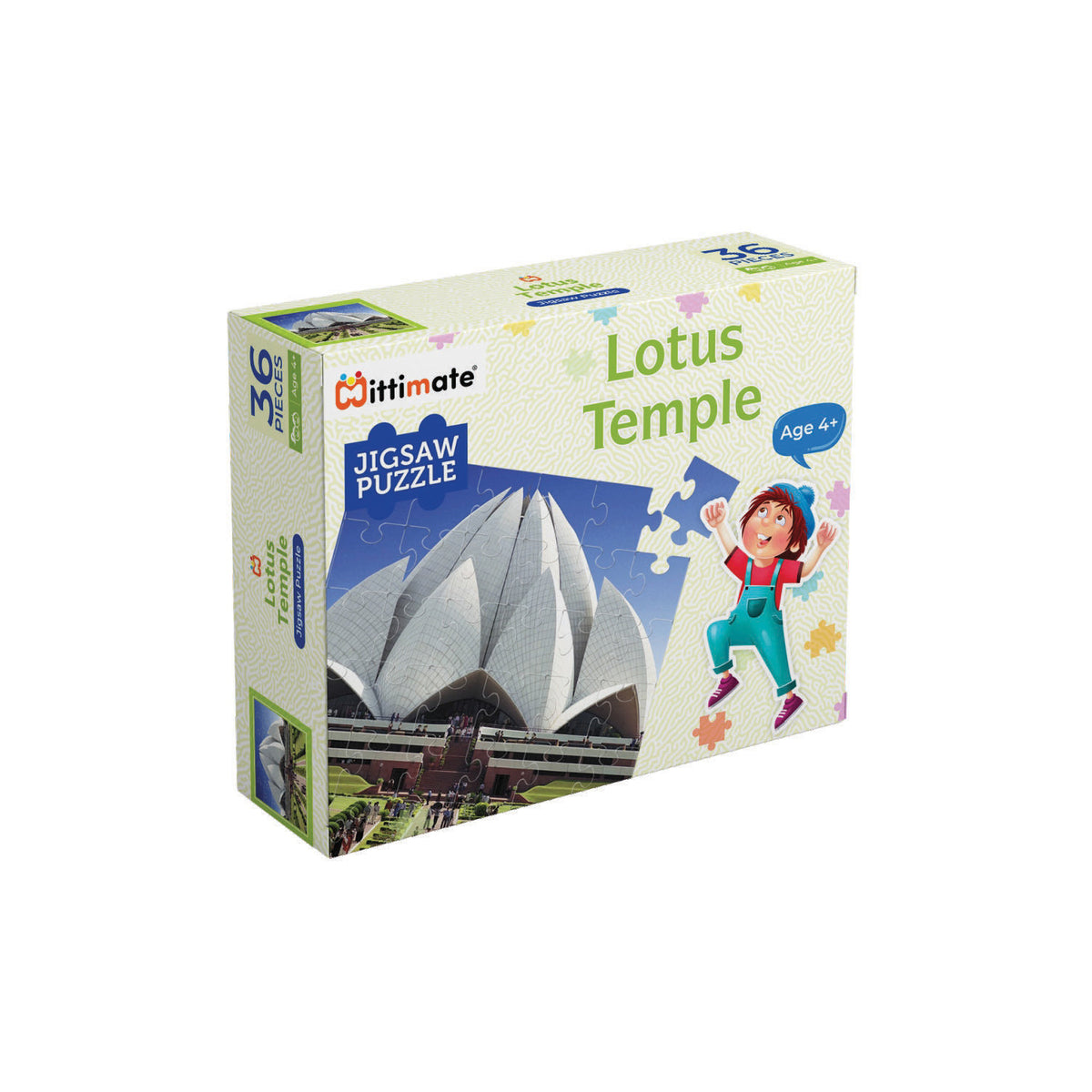 Buy Lotus Temple 36 Pieces Jigsaw Puzzle for Kids 4 year and above ...