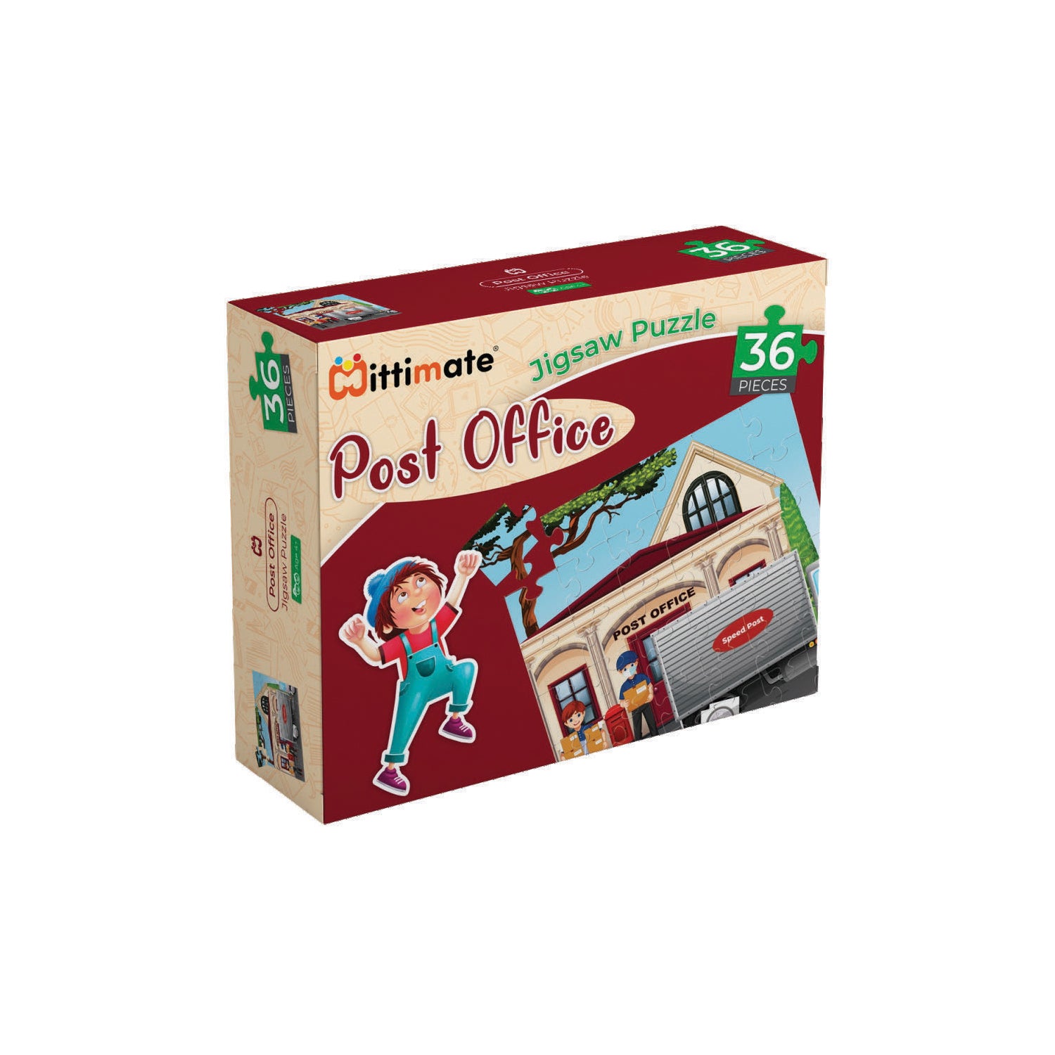 Buy Post Office 36 Pieces Jigsaw Puzzle for Kids 4 year and above ...