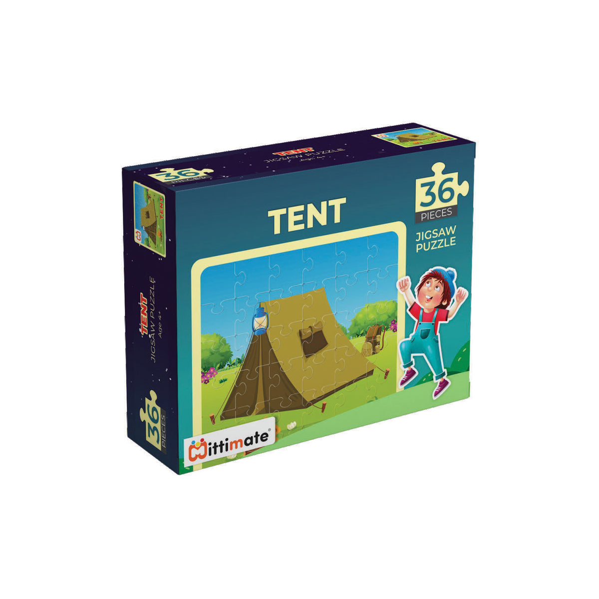 Outdoor Retreat: Tent House Jigsaw Puzzles by Mittimate's