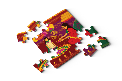 Buy Diwali & Dussehra Combo Pack of 2 Jigsaw Puzzle for Kids Age 4 to 6 ...